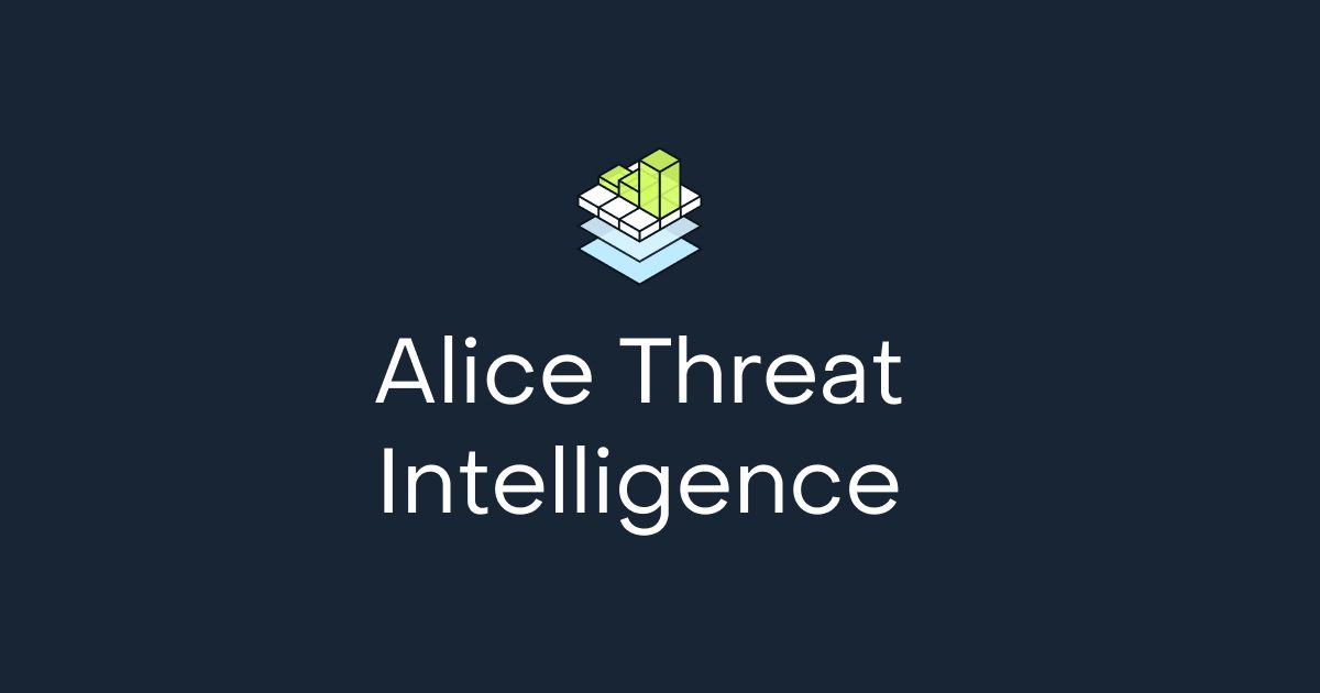 Threat Intelligence Platform, Alice - Licel