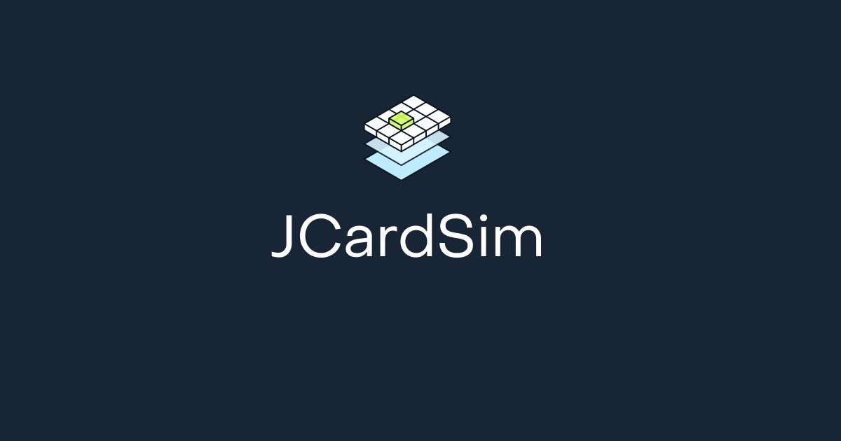 Java Card Simulator, App Testing, JCardSim - Licel
